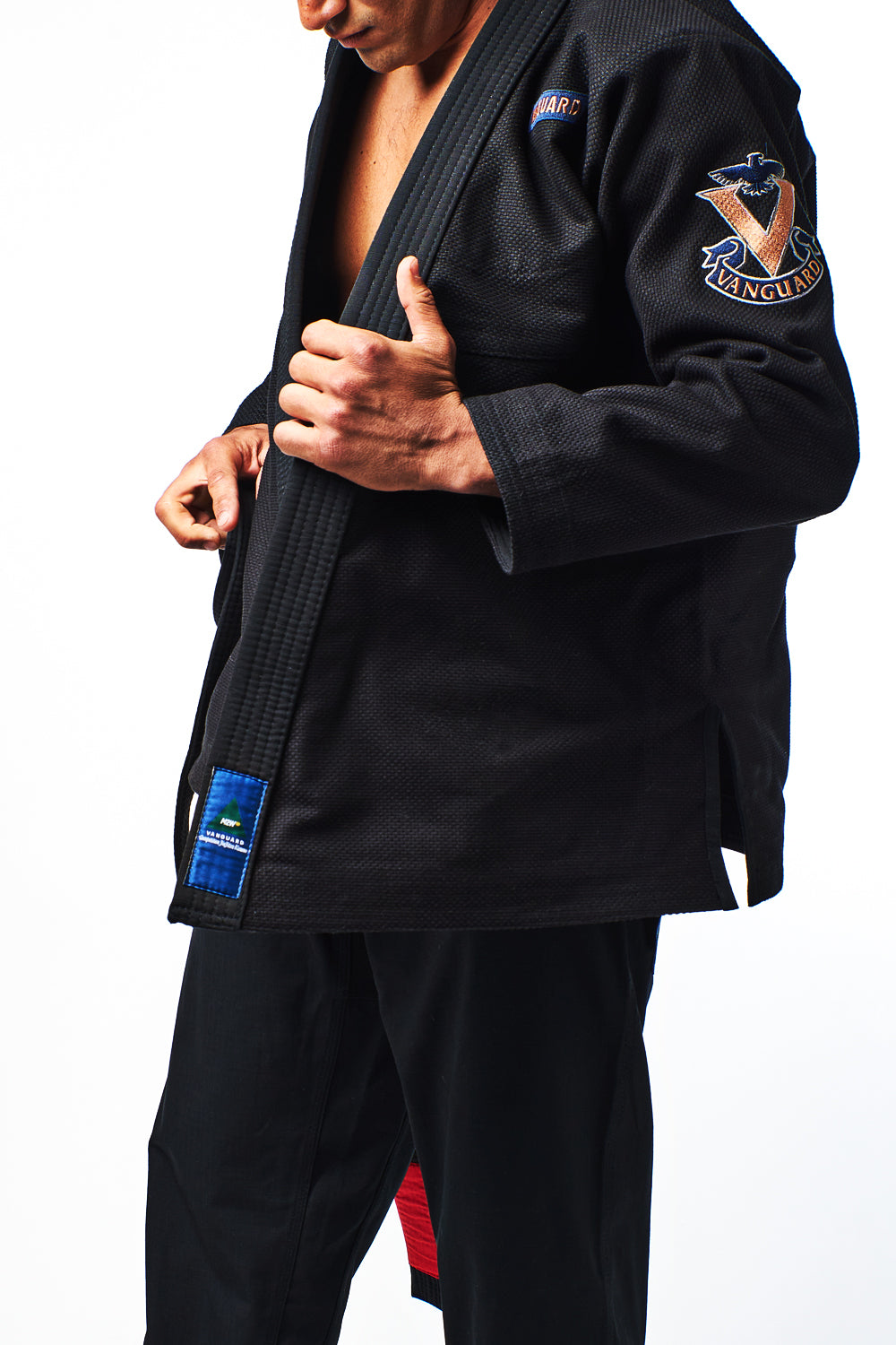 Competitore Rose Gold Kimono - Black - Vanguard Kimono