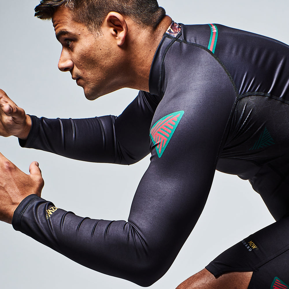 Guccio L/S Rashguard - Black - Vanguard Kimono